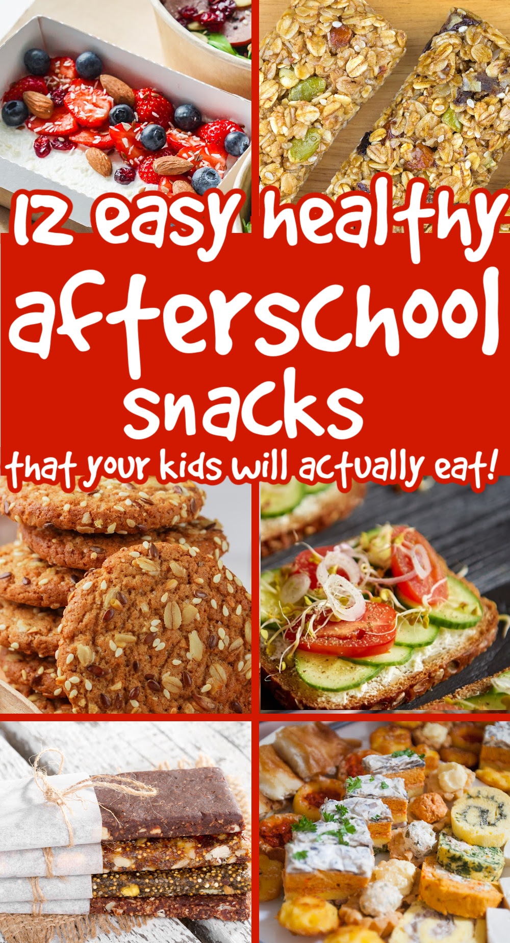 12 Easy, Healthy After-School Snacks